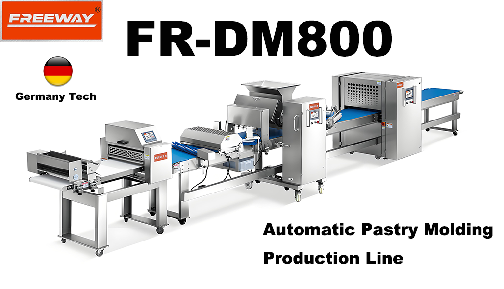 FR-DM800 High-performance Pastry Make-up Line - Freeway Machine